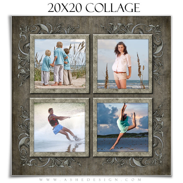 Ashe Design | Whitewashed 20x20 Collage – AsheDesign