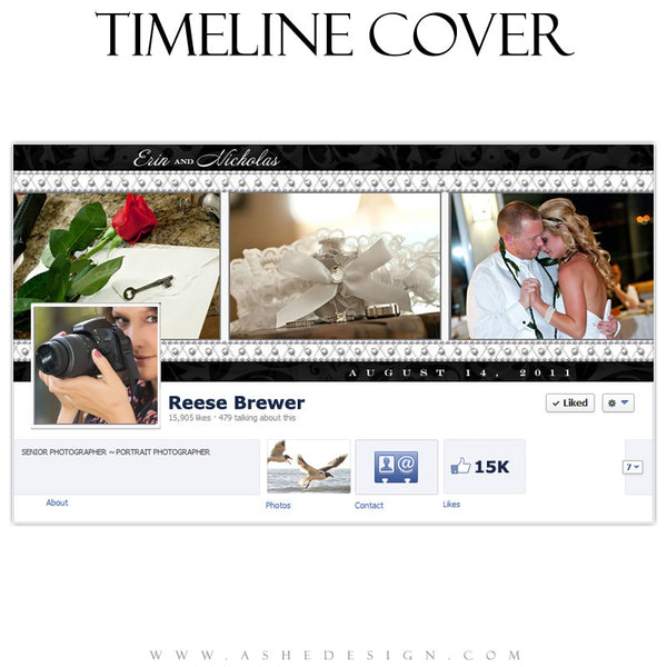 Facebook Timeline Cover | Classic Black & White – AsheDesign
