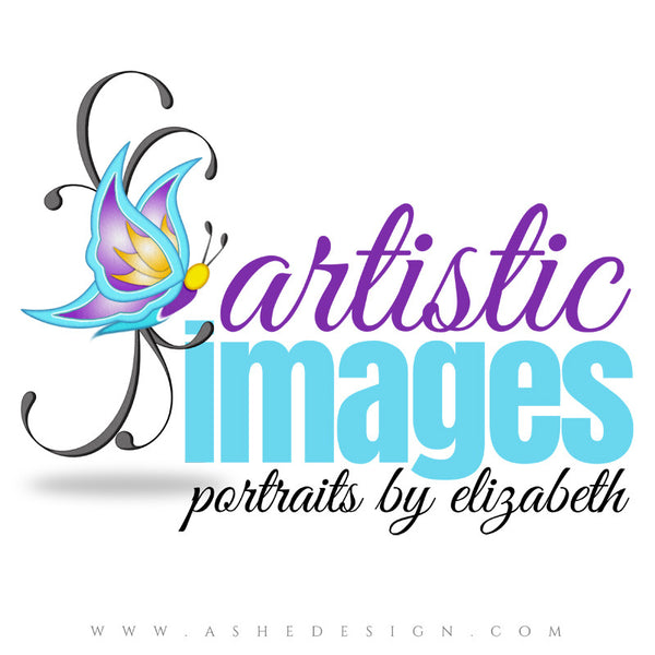 Customizable Logo | Butterfly Kisses – AsheDesign