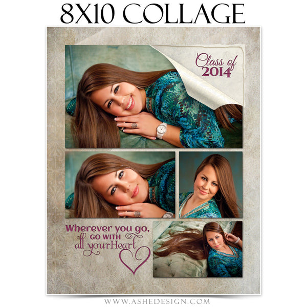 Scrolled - Collage 8x10 – AsheDesign