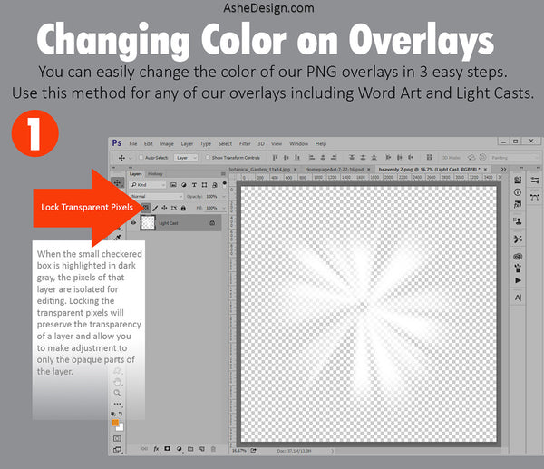 Photoshop Tutorial : Changing Color on Overlays – AsheDesign