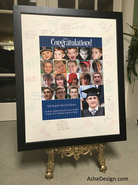 Graduation Signing Board Collage Keepsake – AsheDesign