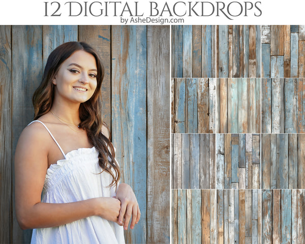 Ashe Design | Digital Photography Backdrops | Coastal Wood – AsheDesign