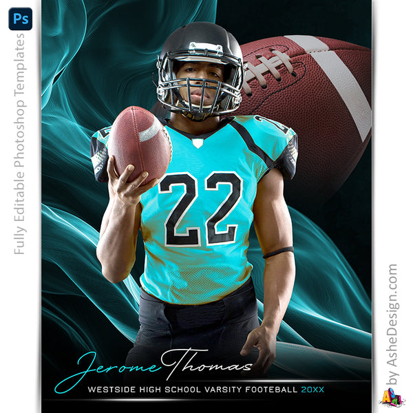 Ashe Design | Amped Effects | Color Wave Football – AsheDesign