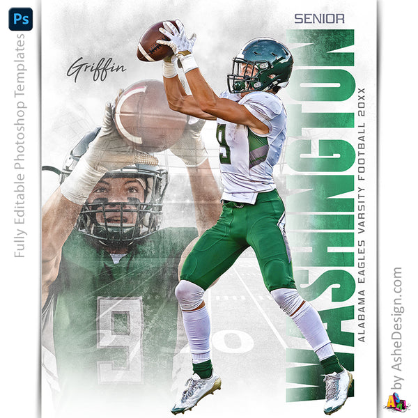 Ashe Design | Amped Effects | Grunge Reflection Football – AsheDesign