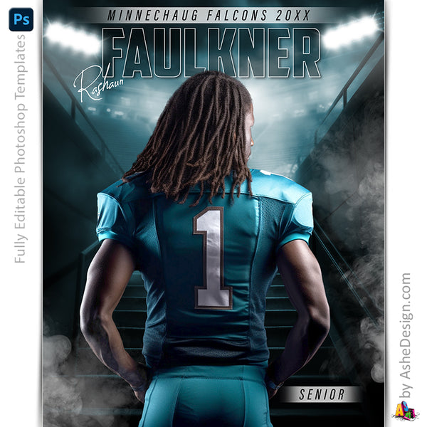 Amped Effects - Stadium Stairway Sports Poster Template For Photoshop ...