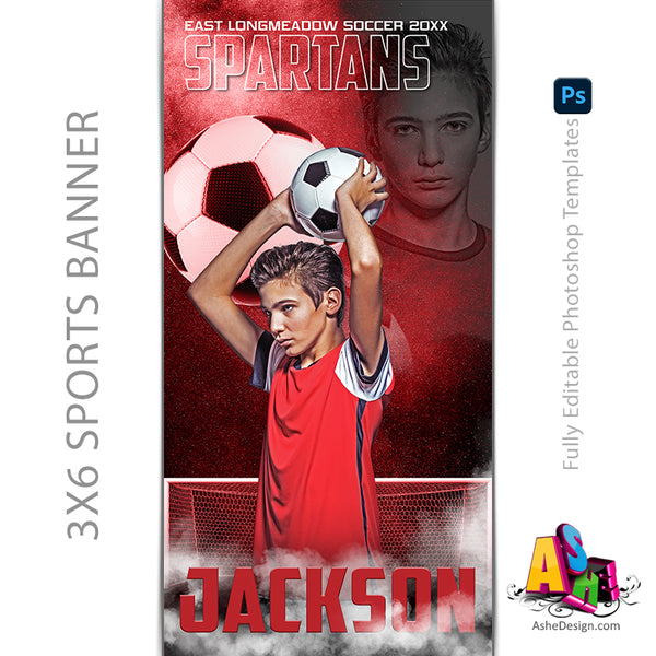 3x6 Sports Banner - Nitro Fusion Soccer Banner Template For Photoshop ...