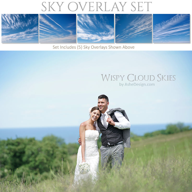 Ashe Design | Designer Gems | Overlays | Wispy Cloud Skies – AsheDesign