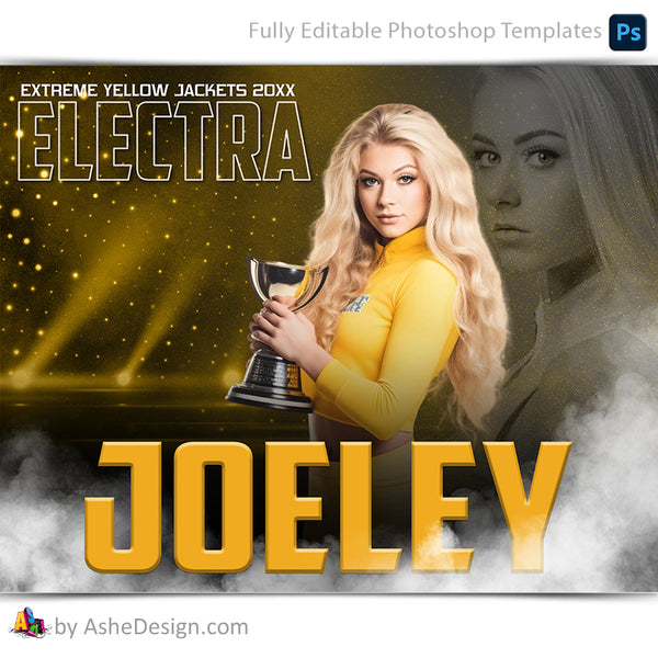 Amped Effects - Nitro Fusion Cheer Poster Template For Photoshop ...