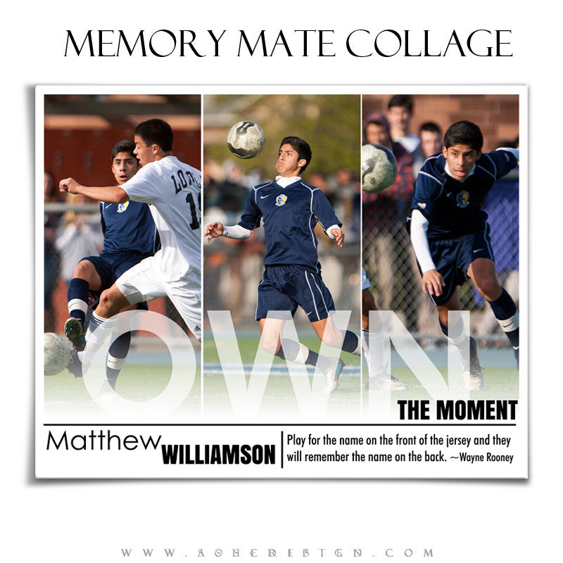 Sports Memory Mates 8x10 - Own The Moment – AsheDesign