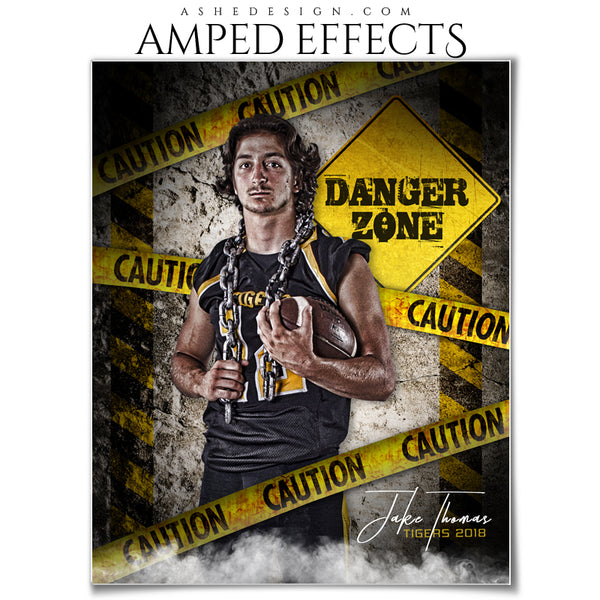 Amped Effects - Danger Zone Multi-Sport Poster Template For Photoshop ...