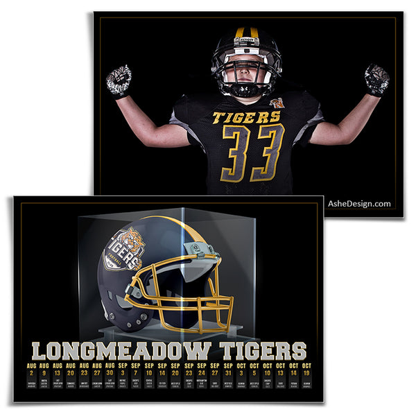 Team Game Schedule - Display Case Football – AsheDesign