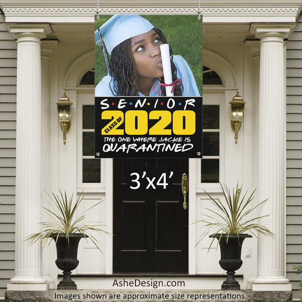 3x4 Banner Photoshop Templates | Friends Graduation – AsheDesign