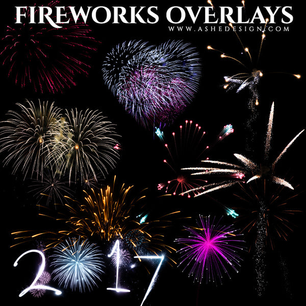 Ashe Design | Photography Designer Gems | Fireworks Overlays – AsheDesign