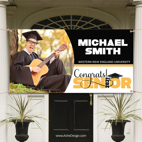 6x3 Banner Photoshop Templates | Congrats Senior Wide – AsheDesign
