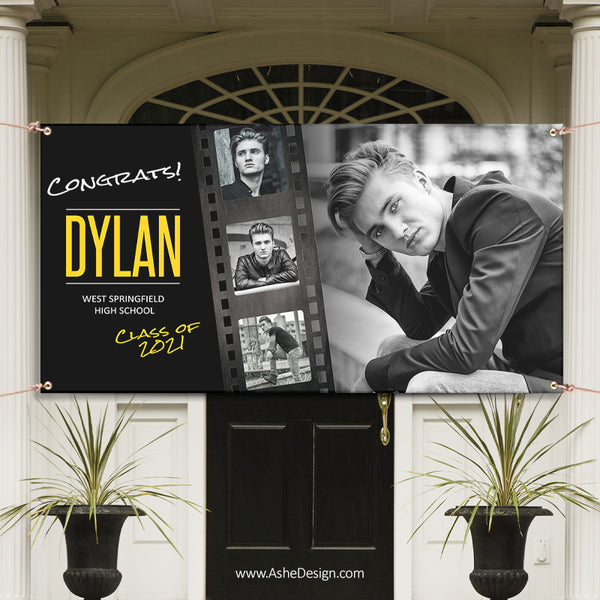 Ashe Design | 6x3 Graduation Banner Photoshop Templates | On Film ...