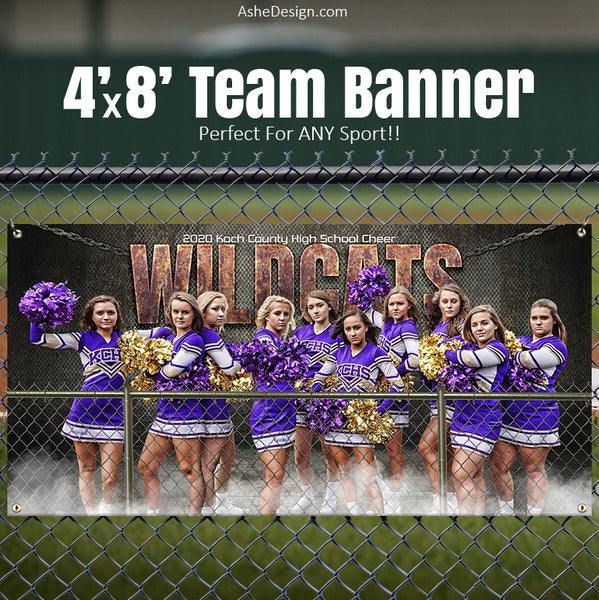 Ashe Design | 8'x4' Multi Sport Banner | Fenced In Sports Template For ...