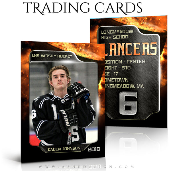 Ashe Design Sports Trading Cards - Backdraft Hockey – AsheDesign