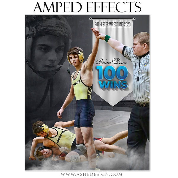 Amped Effects - Dream Weaver Wrestling Poster Template For Photoshop ...