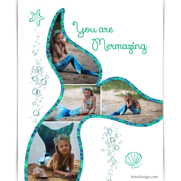 Ashe Design | Easy Effects | Mermaid Collage – AsheDesign