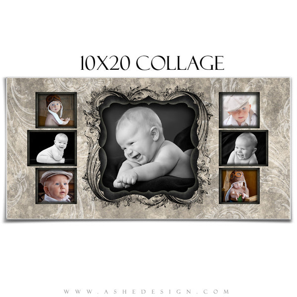 Collage Template 10x20 | Timeless Beauty – AsheDesign