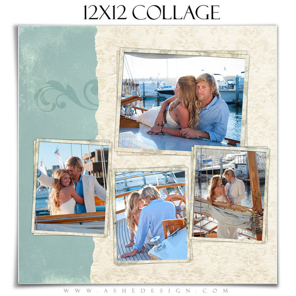 Soul Mate 12x12 Collage Template – AsheDesign