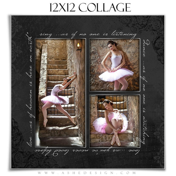 Timeless 12x12 Collage Template – AsheDesign
