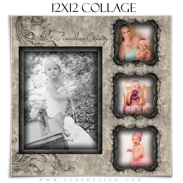 Collage Template 12x12 Timeless Beauty – AsheDesign