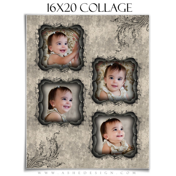 Collage Template 16x20 | Timeless Beauty – AsheDesign