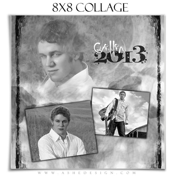 Collage Template 8x8 | Smoke & Mirrors – AsheDesign
