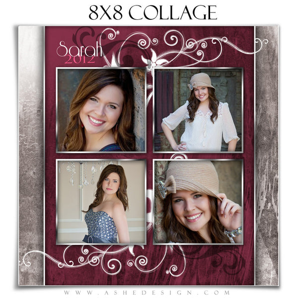 Steel Magnolia - 8x8 Collage Design – AsheDesign