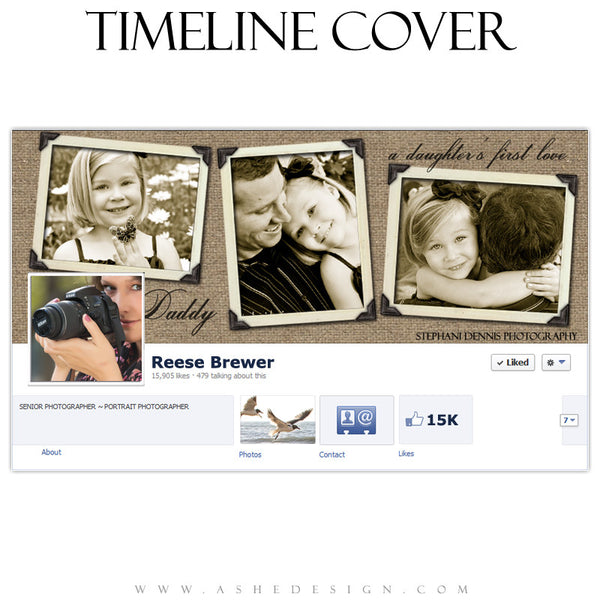 Facebook Timeline Cover | First Love – AsheDesign