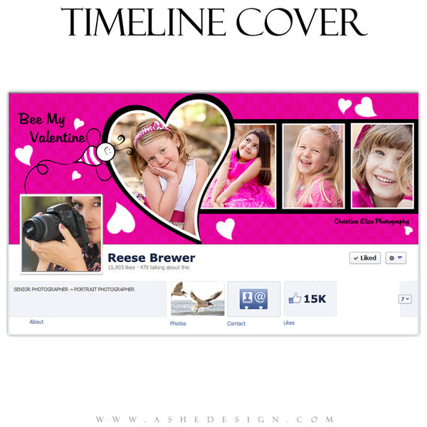 Valentine Timeline Template | Think Pink – AsheDesign