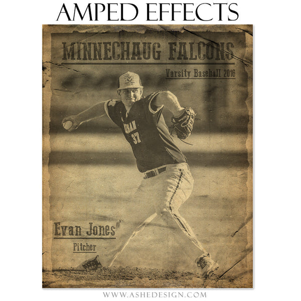 Ashe Design | Sports Poster | Photoshop Templates | 8x10 | 16x20 ...