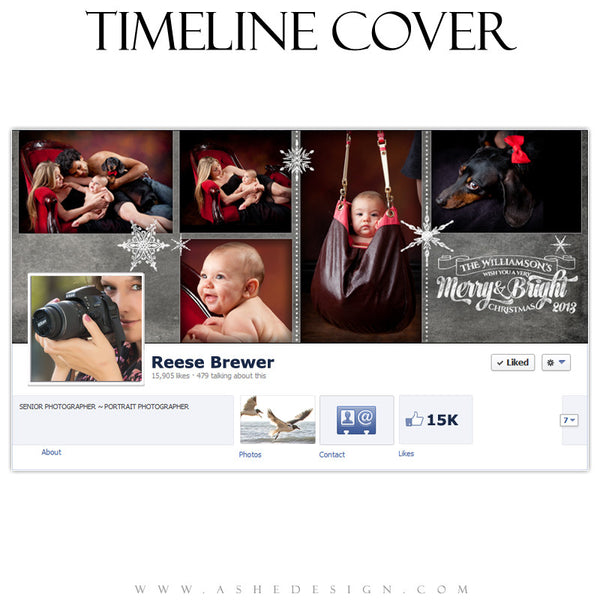 Ashe Design Timelines | Chalkboard Merry & Bright – AsheDesign