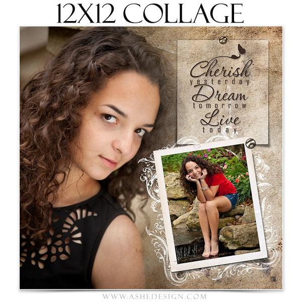 Senior Girl Collage 12x12 | Macy Mae – AsheDesign