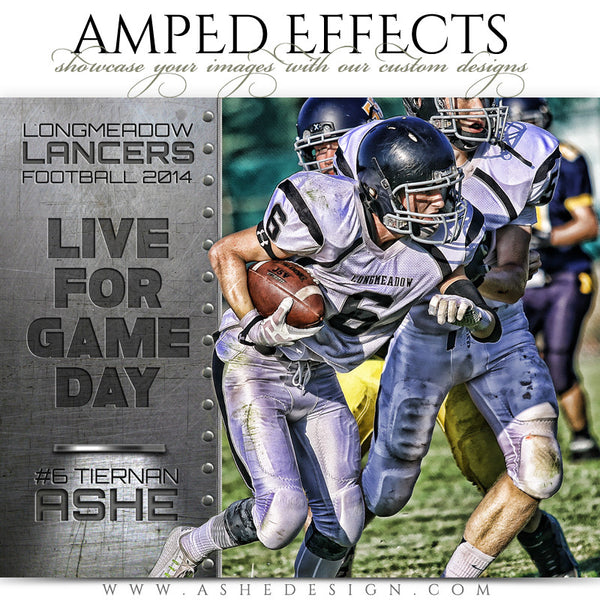 Amped Effects - Live For Game Day – AsheDesign