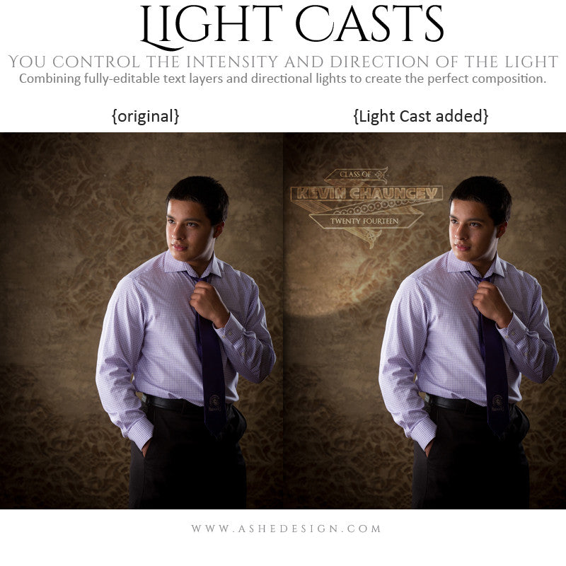 Photography Light Casts Props | Senior Scrolls – AsheDesign