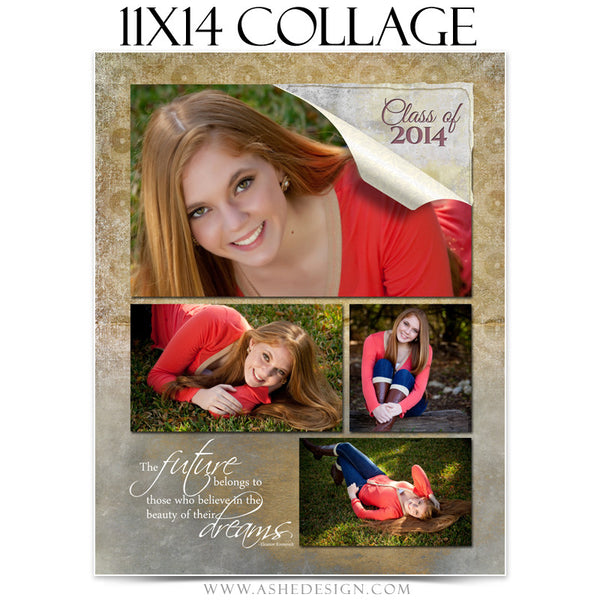 Scrolled - Collage 11x14 – AsheDesign