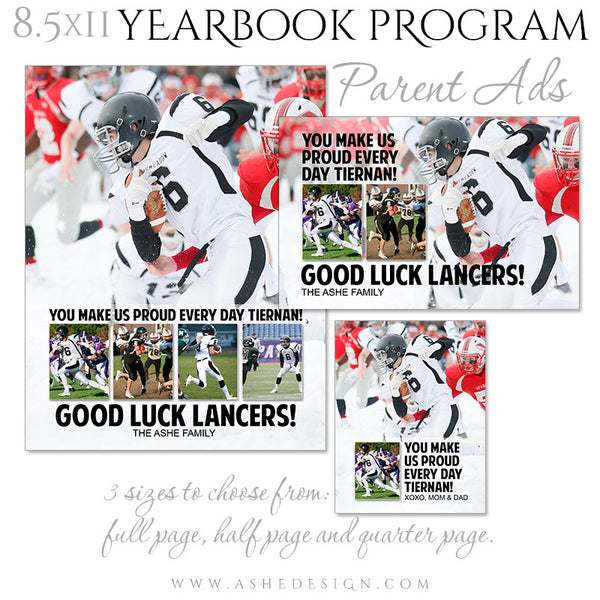 Yearbook Program - Parent Ad Set | Clean Collage – AsheDesign
